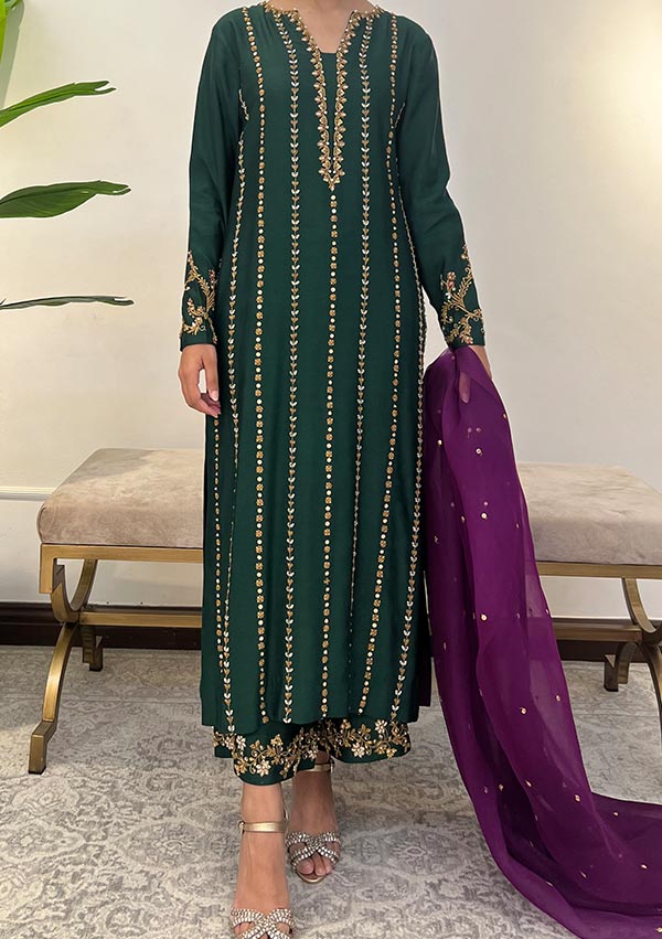 Lillian with Izaar and Dupatta | Mubashira Usman