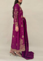 Raya with Pants and Rawsilk Dupatta | Mubashira Usman