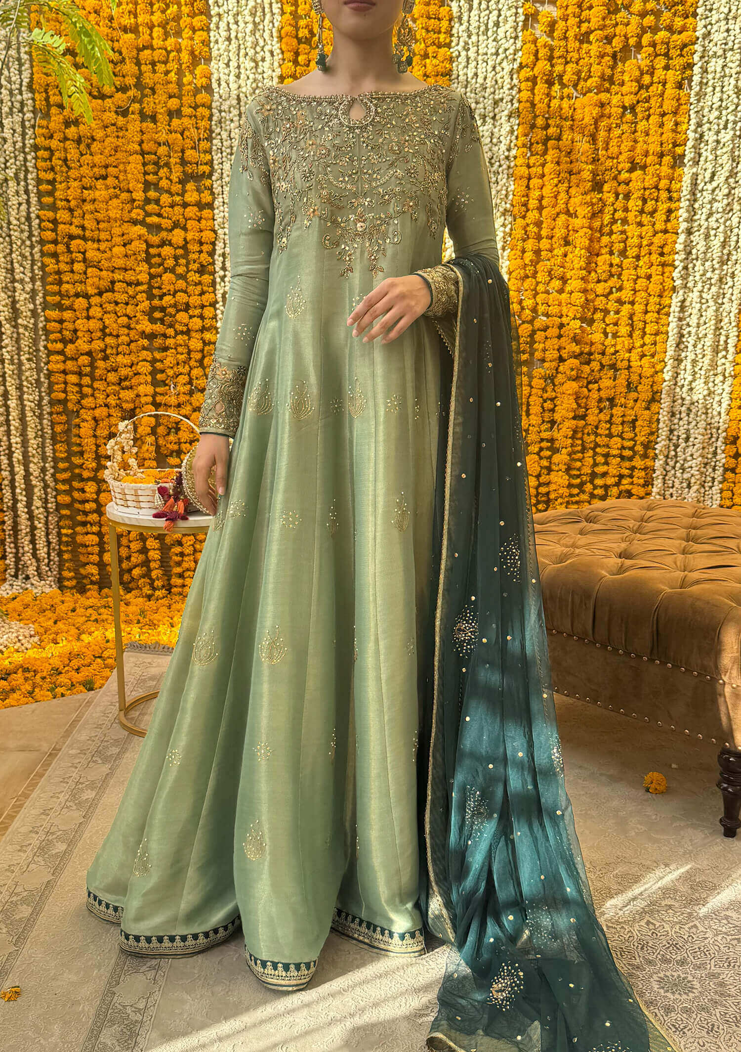 Maisha with Pants & Dupatta | Mubashira Usman