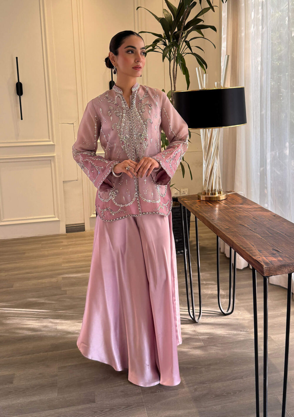 Lola Jacket with Flared Pants | Mubashira Usman